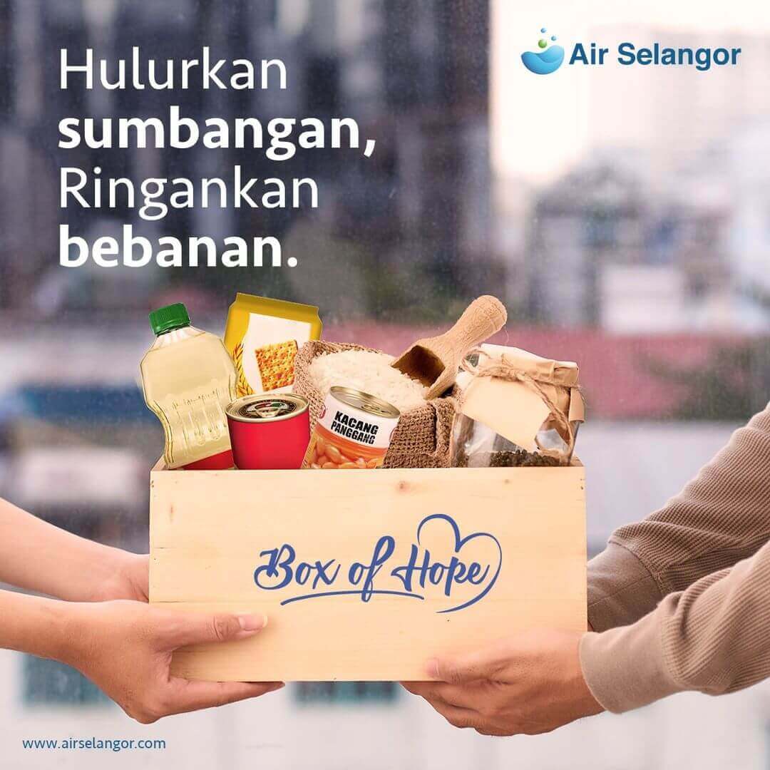 Menyumbang dengan Inisiatif 'Box of Hope' - Hydro Hub | Air Selangor