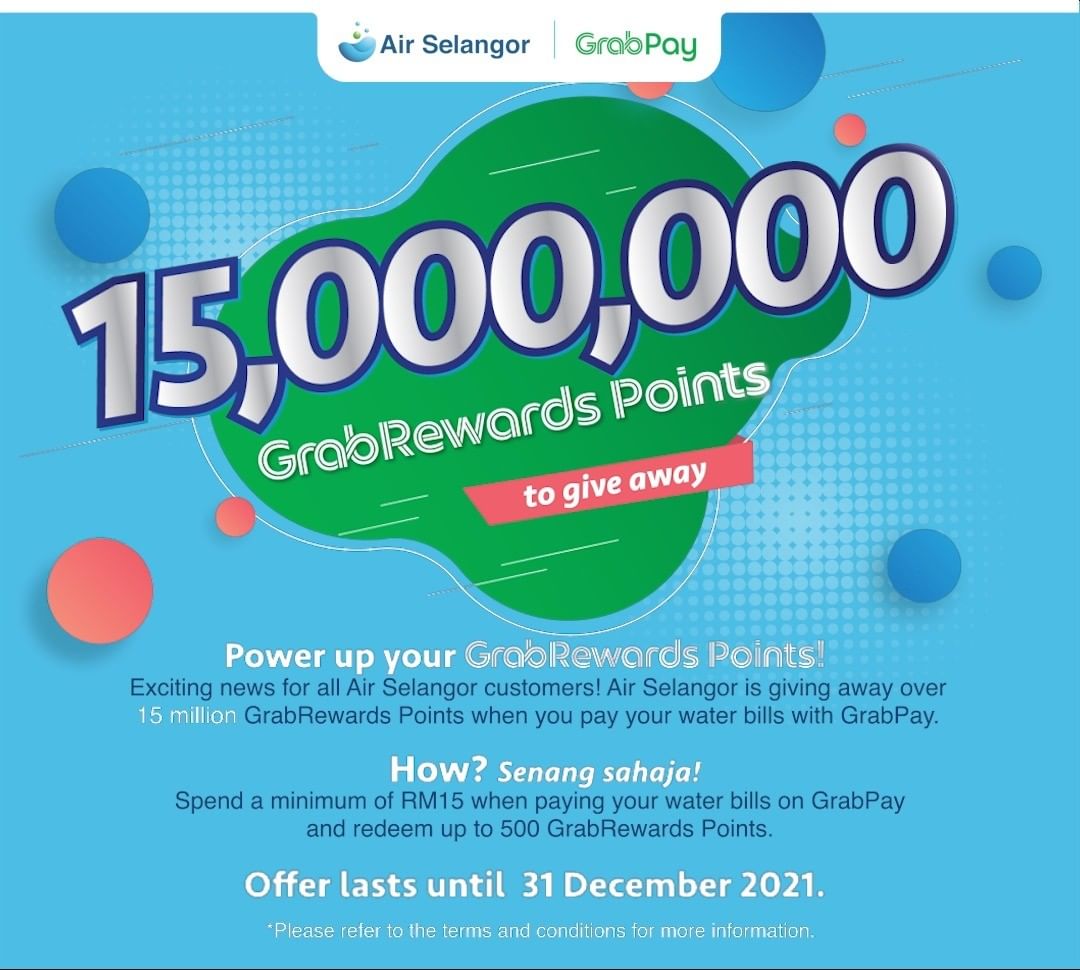 Tawaran Air Selangor x Grab Pay - 1 - Hydro Hub | Air Selangor
