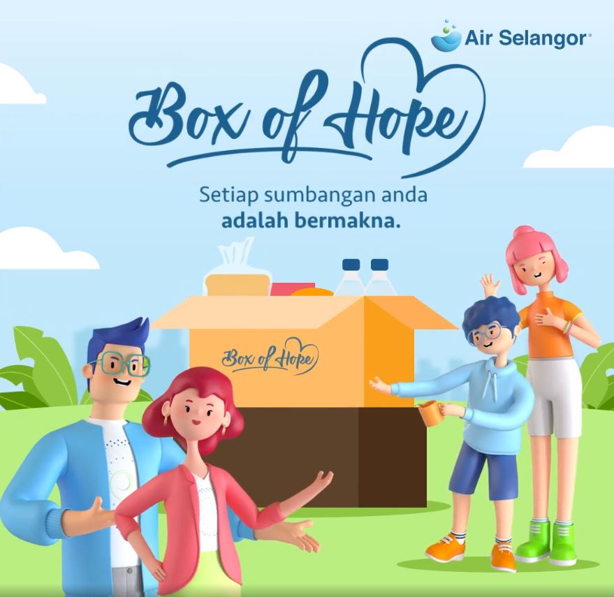 Box of Hope - Welcome Your Contribution - Hydro Hub | Air Selangor