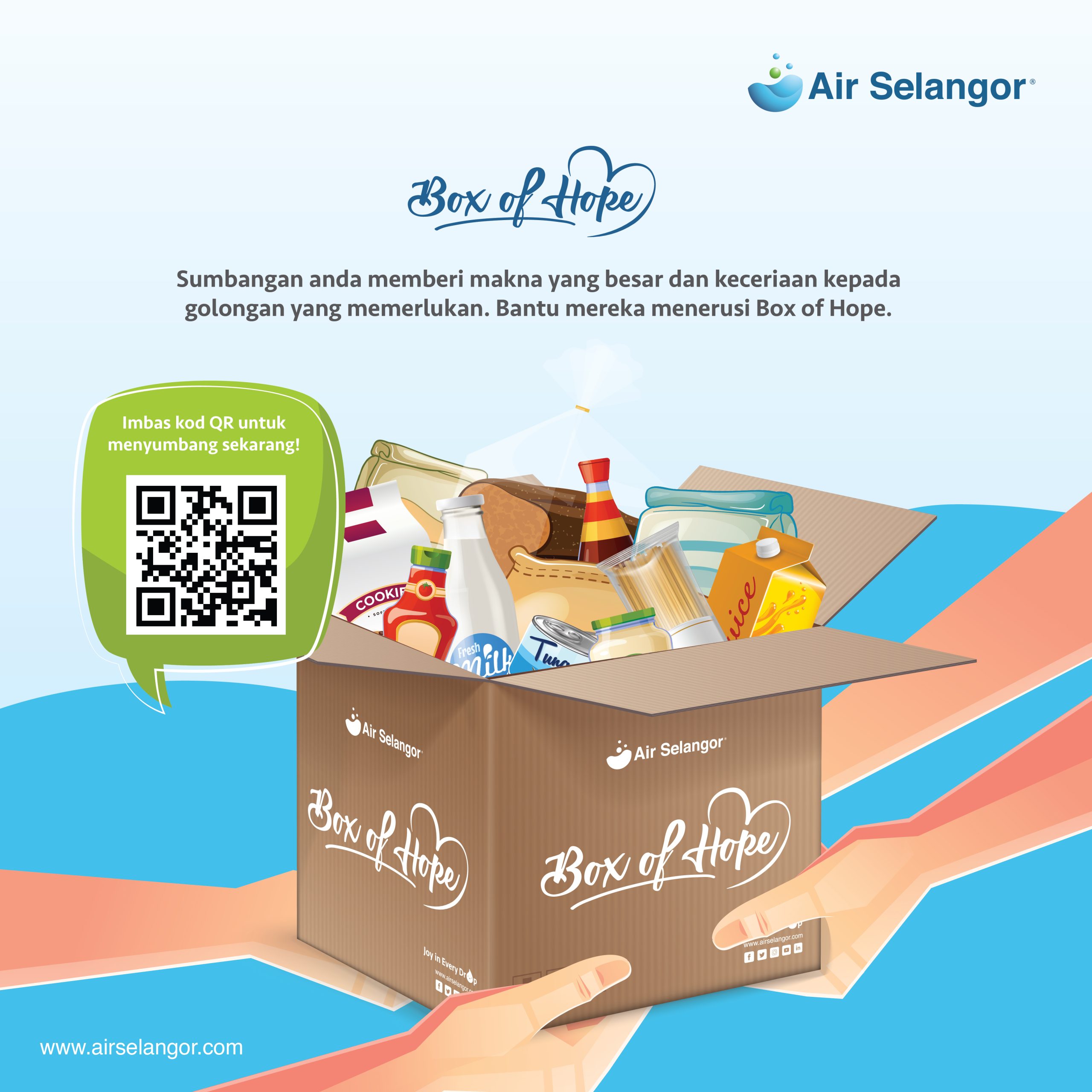 Box of Hope - Contribution - Hydro Hub | Air Selangor