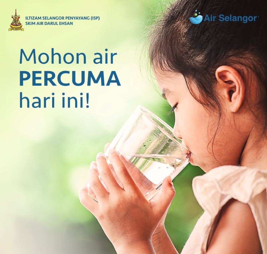 Apply for free water today! - Hydro Hub | Air Selangor
