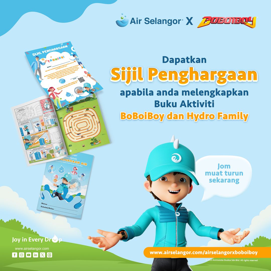 Join BoBoiBoy and Hydro Family in their water conservation mission ...