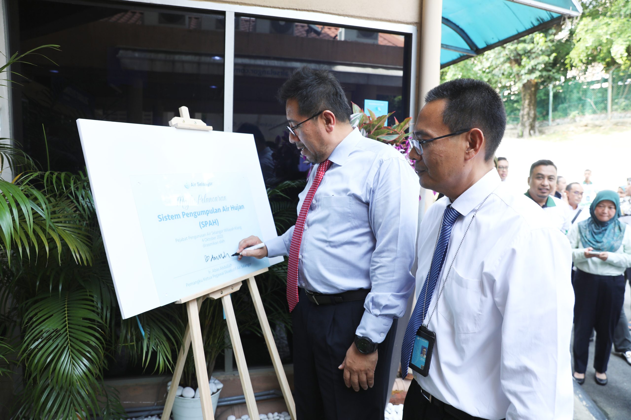 Air Selangor's Third Project Launch of the Rainwater Harvesting (RWH ...