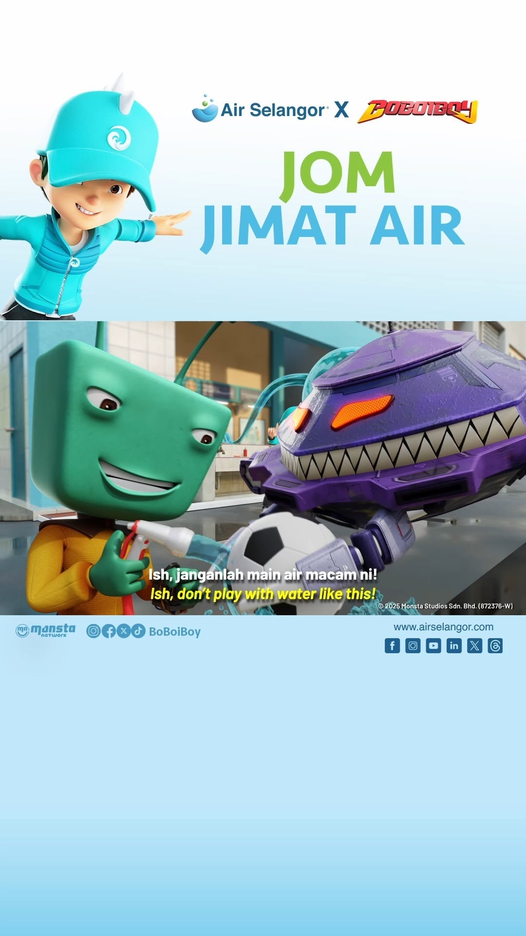 Misi Jimat Air bersama BoBoiBoy - Hydro Hub | Air Selangor